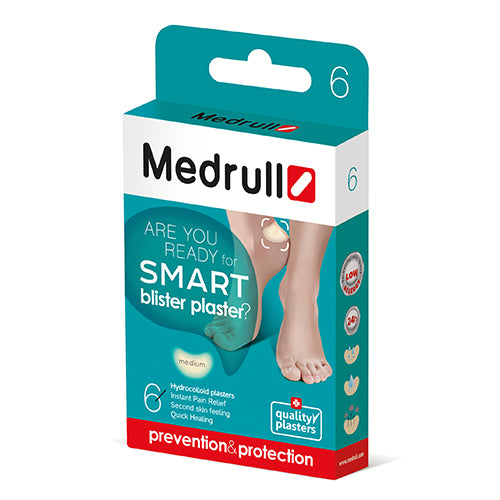 Medrull pleistras nuospaudoms SMART Blister Plaster, Medium, N6 – VITAINN