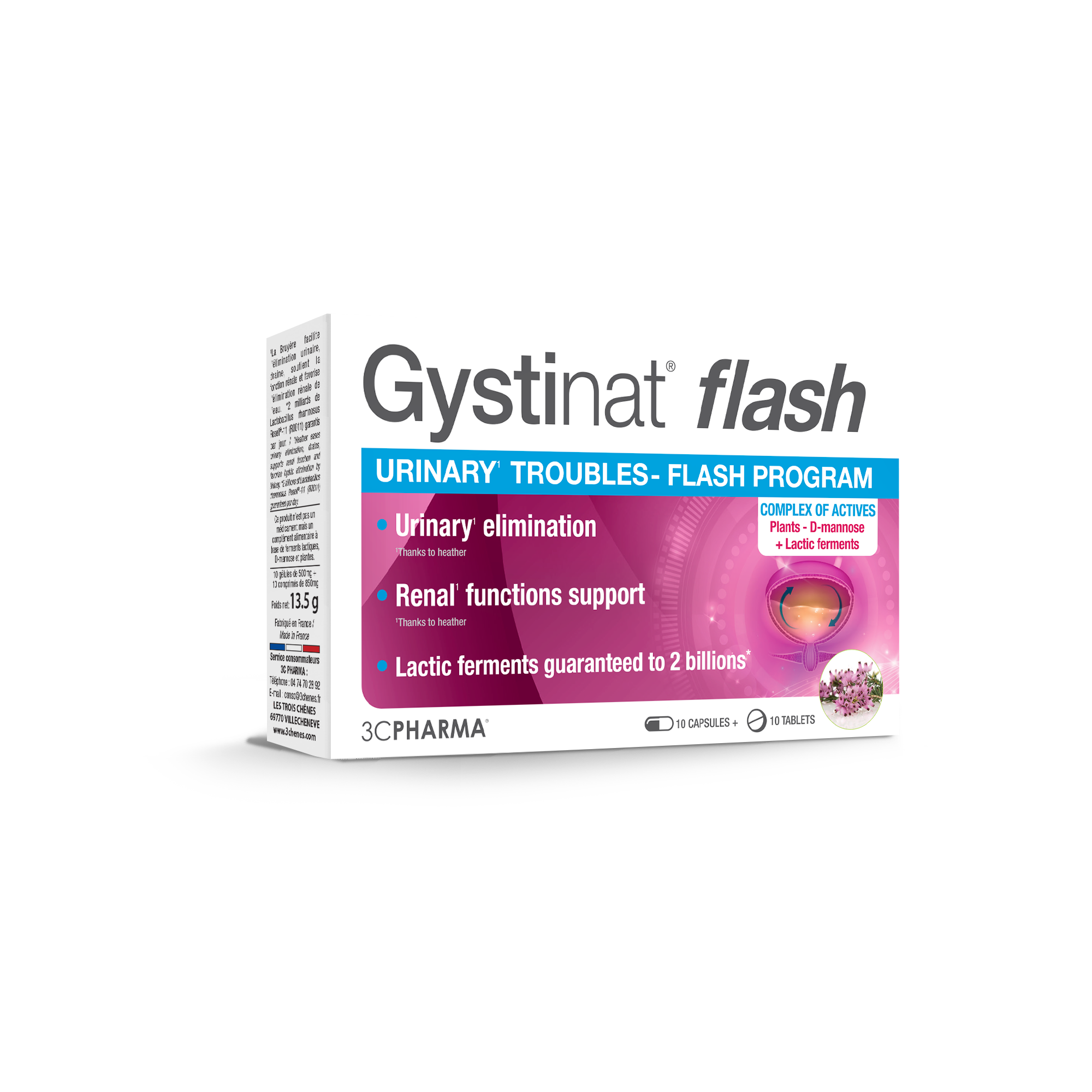 3C PHARMA Gystinat Flash, tabletės, kapsulės – VITAINN